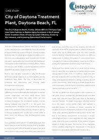 [Case Study] CITY OF DAYTONA, FL Treatment Plant, Daytona Beach Selects ...