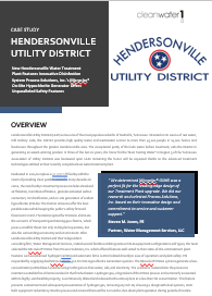 [Case Study] NEW HENDERSVILLE Water Treatment Plant Features Innovative ...